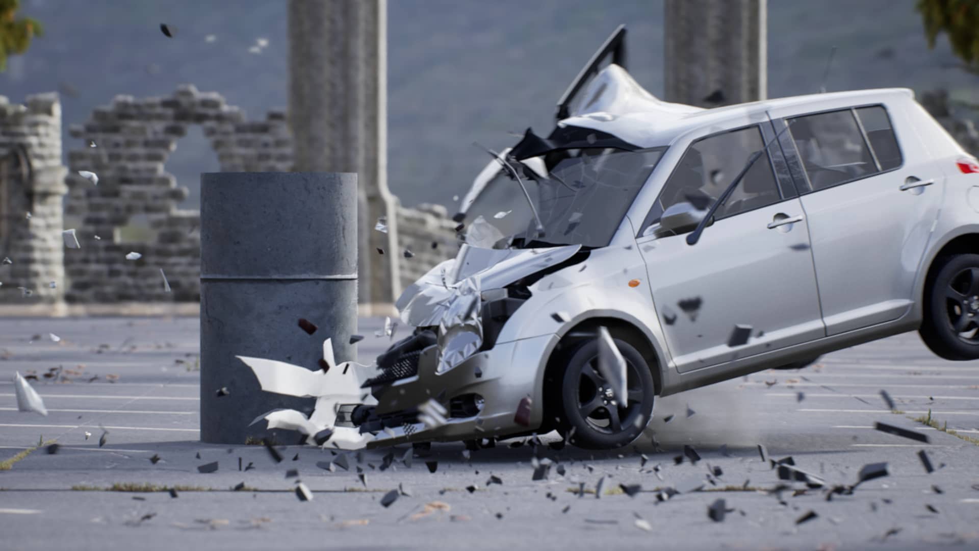 Houdini + Unreal Engine Car Crash on Vimeo