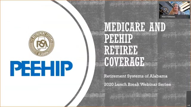 Medicare and PEEHIP Retiree Coverage on Vimeo