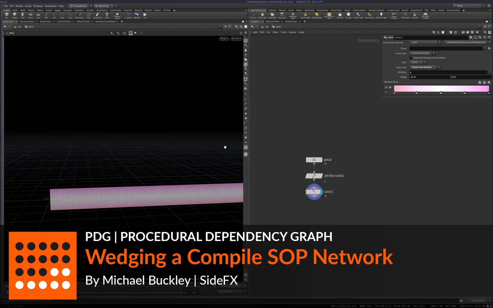 PDG | Wedging a Compile SOP Network on Vimeo