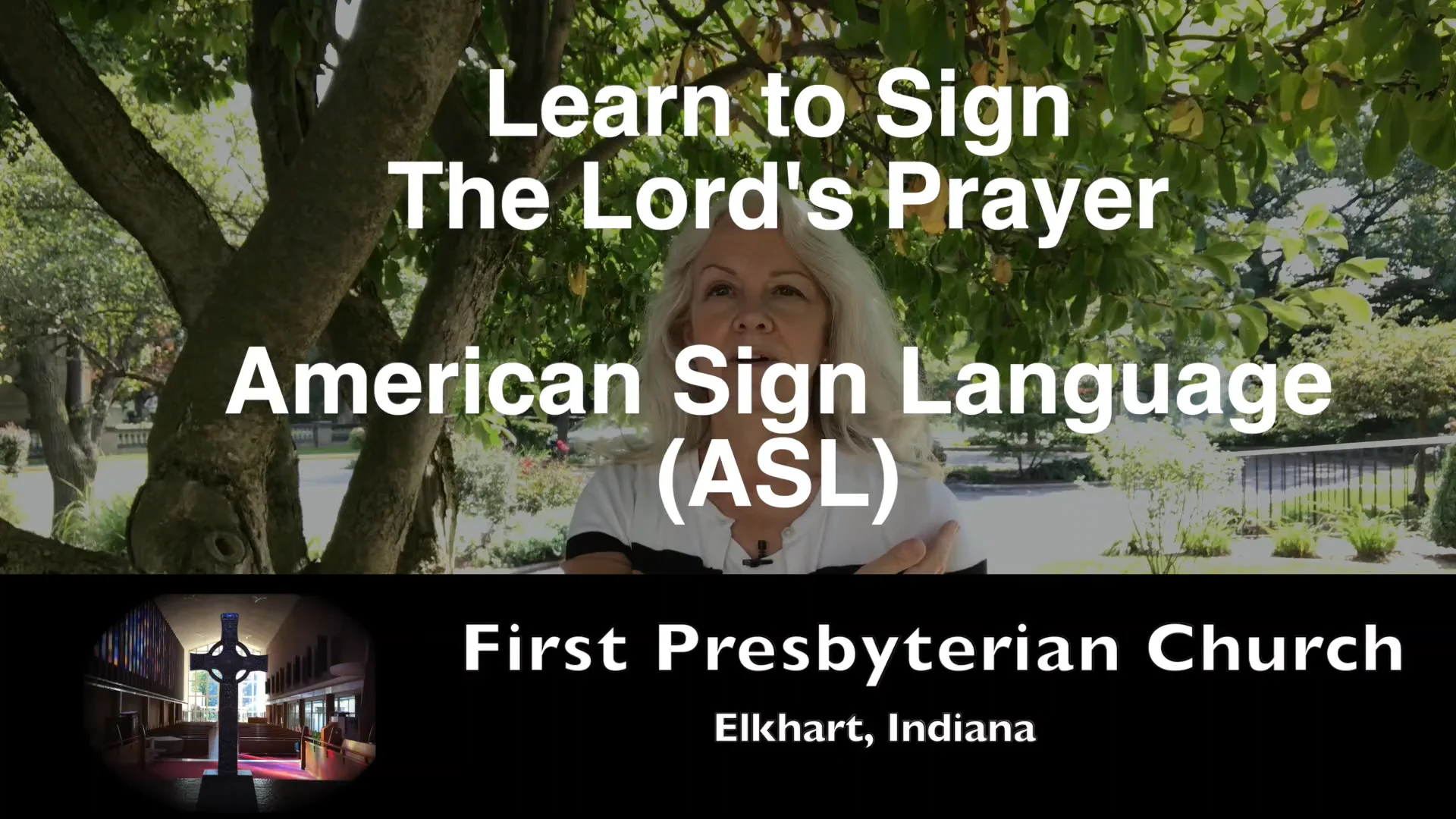 FPCE-Lords Prayer Sign Language on Vimeo