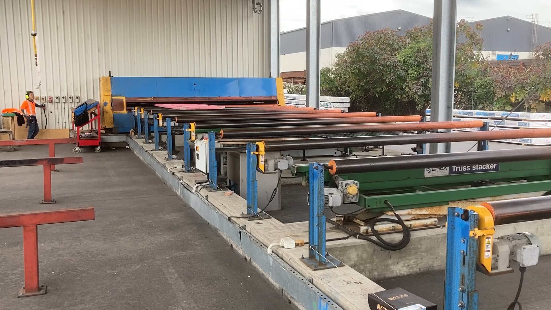 Spida Machinery Truss Stacker on Vimeo