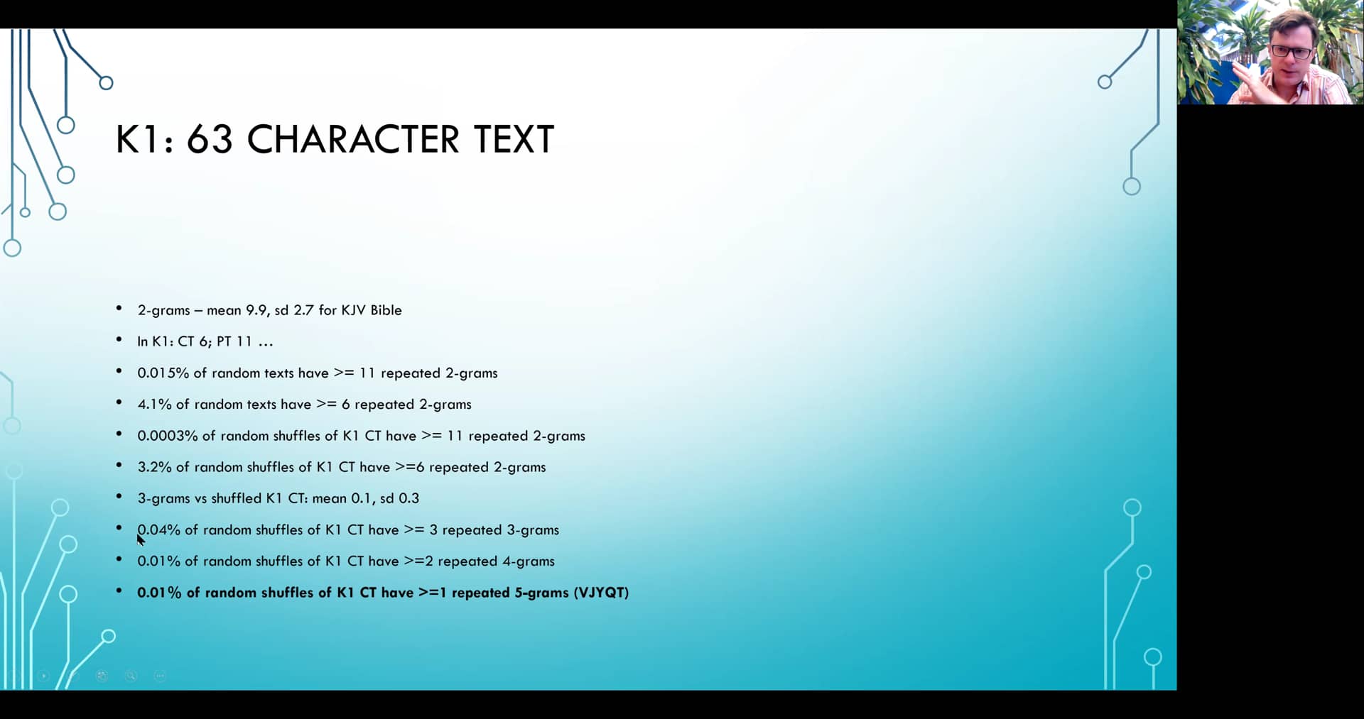 Kryptos K4 Cryptodiagnosis on Vimeo
