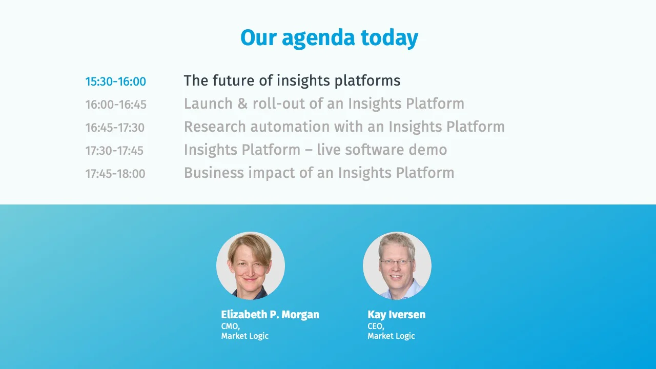 Insights Executive Roundtable - Day 1 - The future of insights platforms on Vimeo