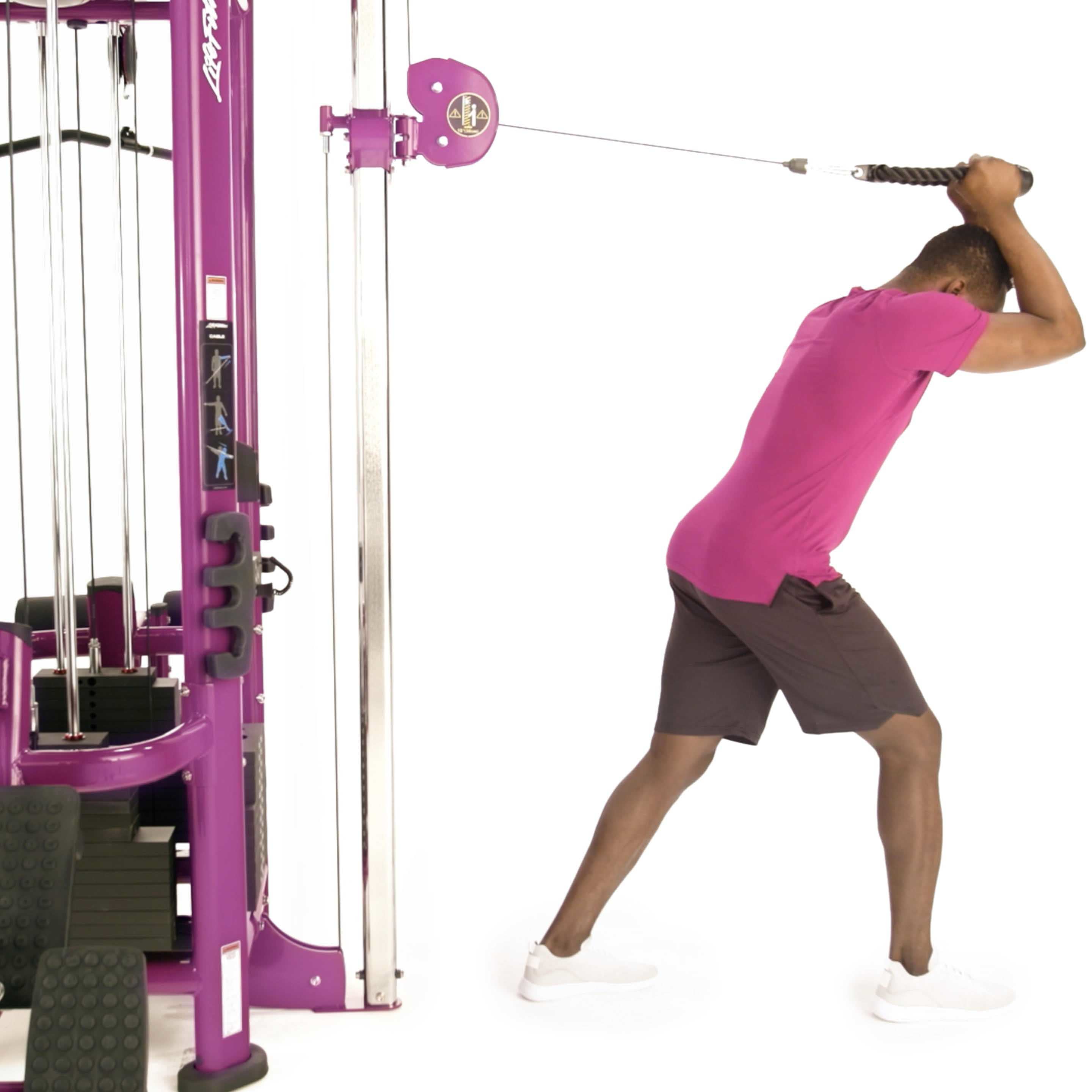 Cable Rope Overhead Triceps Extension