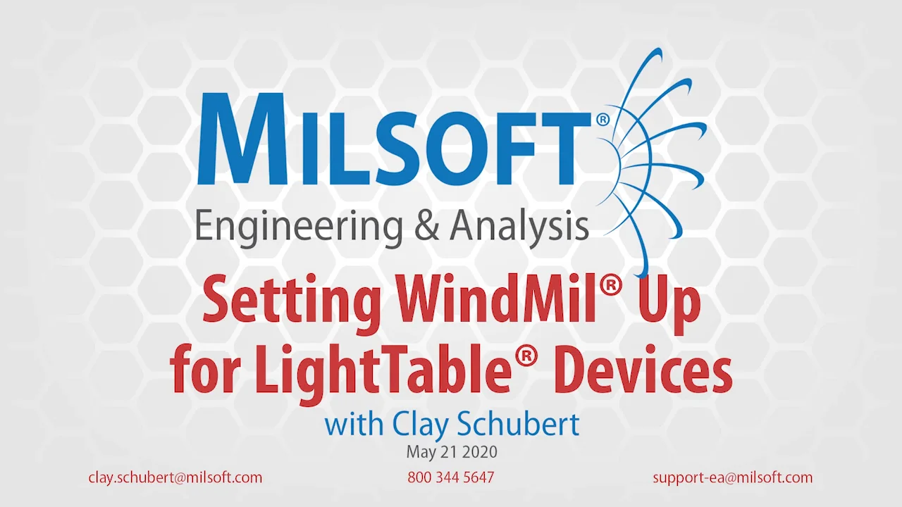 Engineering & Analysis (EA) Tutorials - Setting WindMil up for LightTable Devices on Vimeo