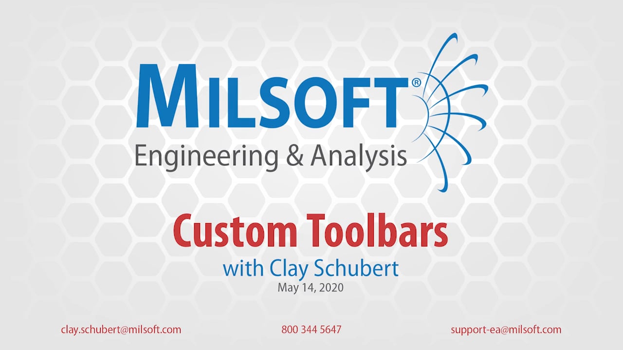 Engineering & Analysis (EA) Tutorials - Custom Toolbars in WindMil on Vimeo