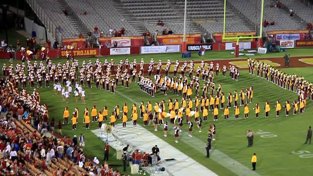 USC Trojan Marching Band and Song Girls performing TUSK on Vimeo