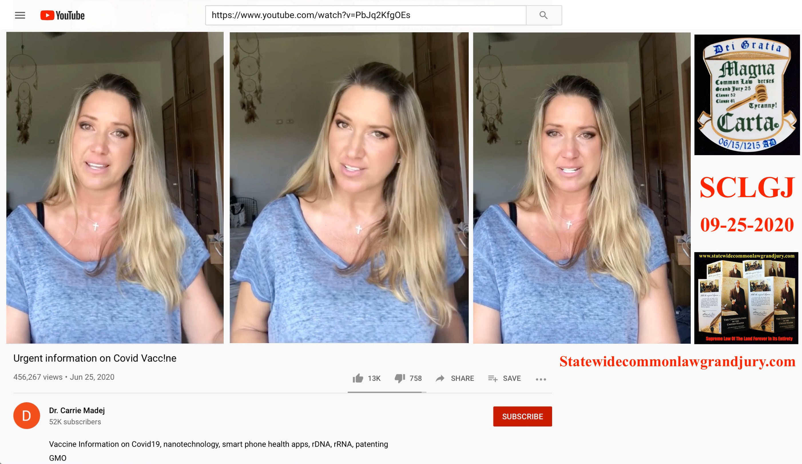 Dr. Carrie Madej Urgent Information on COVID-19 on Vimeo