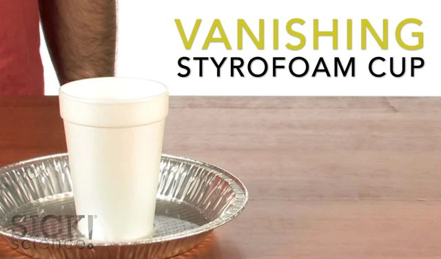 Dissolving A Foam Cup