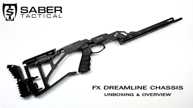 American Airgunner - Rossi Morreale - Saber Tactical chassis for the FX Dreamline unboxing ...