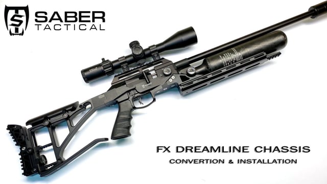 Saber Tactical chassis for the FX Dreamline installation - Airgun101