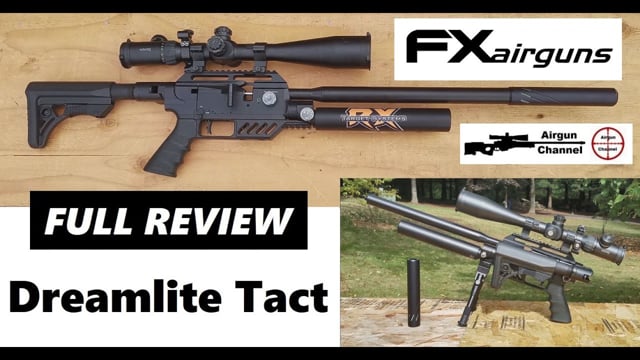 FX Dreamline DREAMLITE TACTICAL Compact (Full Review) Multi Caliber PCP ...