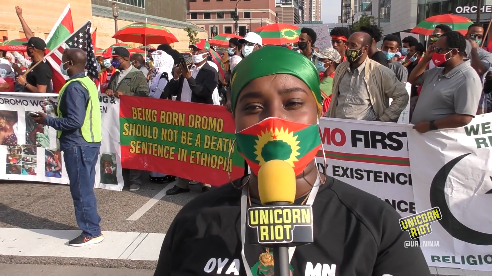 Hundreds March in North American Grand Rally Oromo Protest on Vimeo