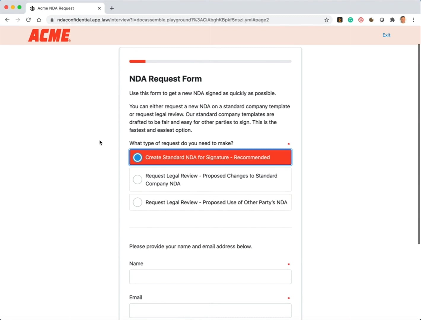NDA Confidential: NDA Automation Demo on Vimeo