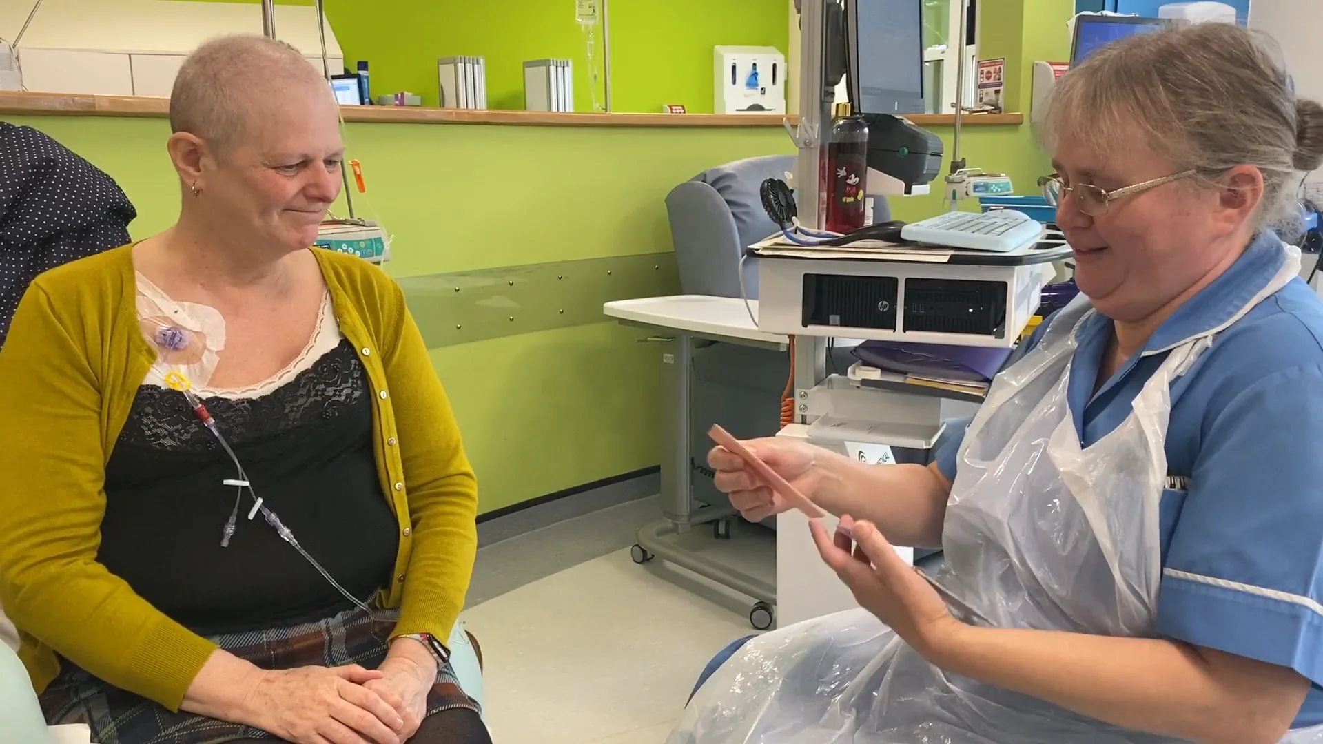 County Chemotherapy Sign Language Nurse and Patient on Vimeo