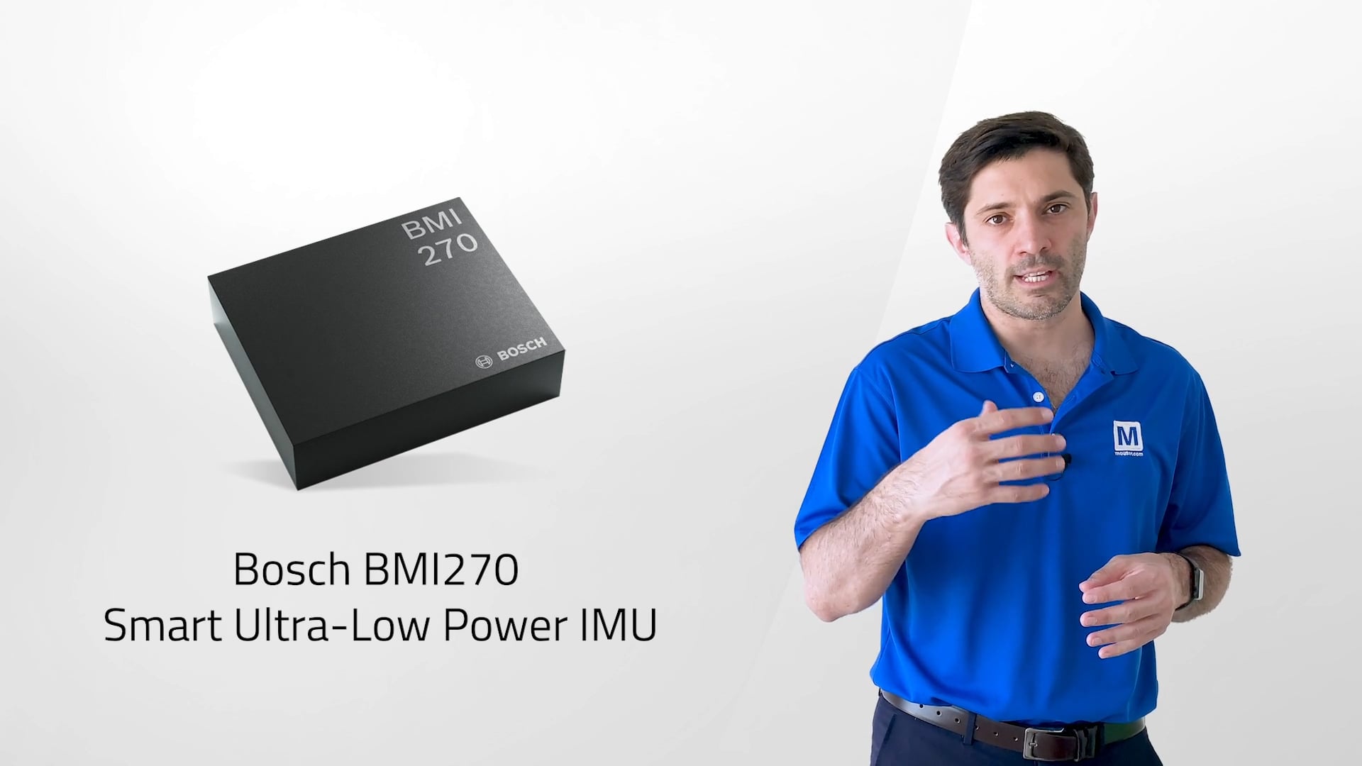 Mouser Electronics - Bosch BMI270 on Vimeo
