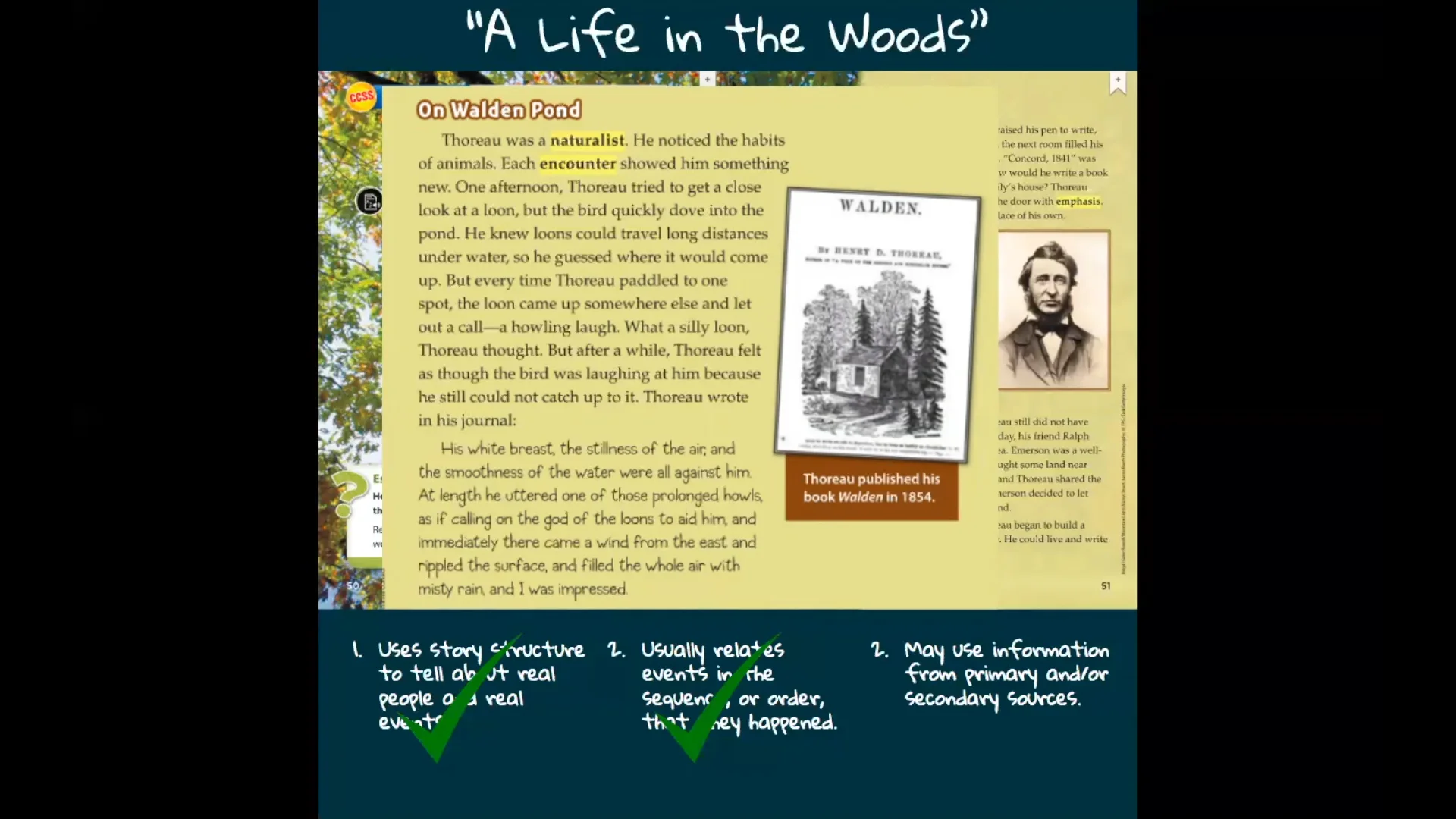 "A Life in the Woods" 5th Grade Discussion on Vimeo