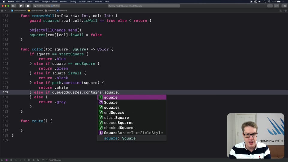 Flood fill path finding – Hacking with Swift+ Flood fill path finding – Hacking with Swift+