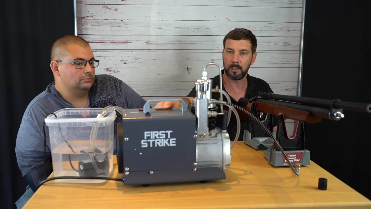 First Strike 300 Bar Kompressor fur PCP Luftgewehre - mein Test on Vimeo