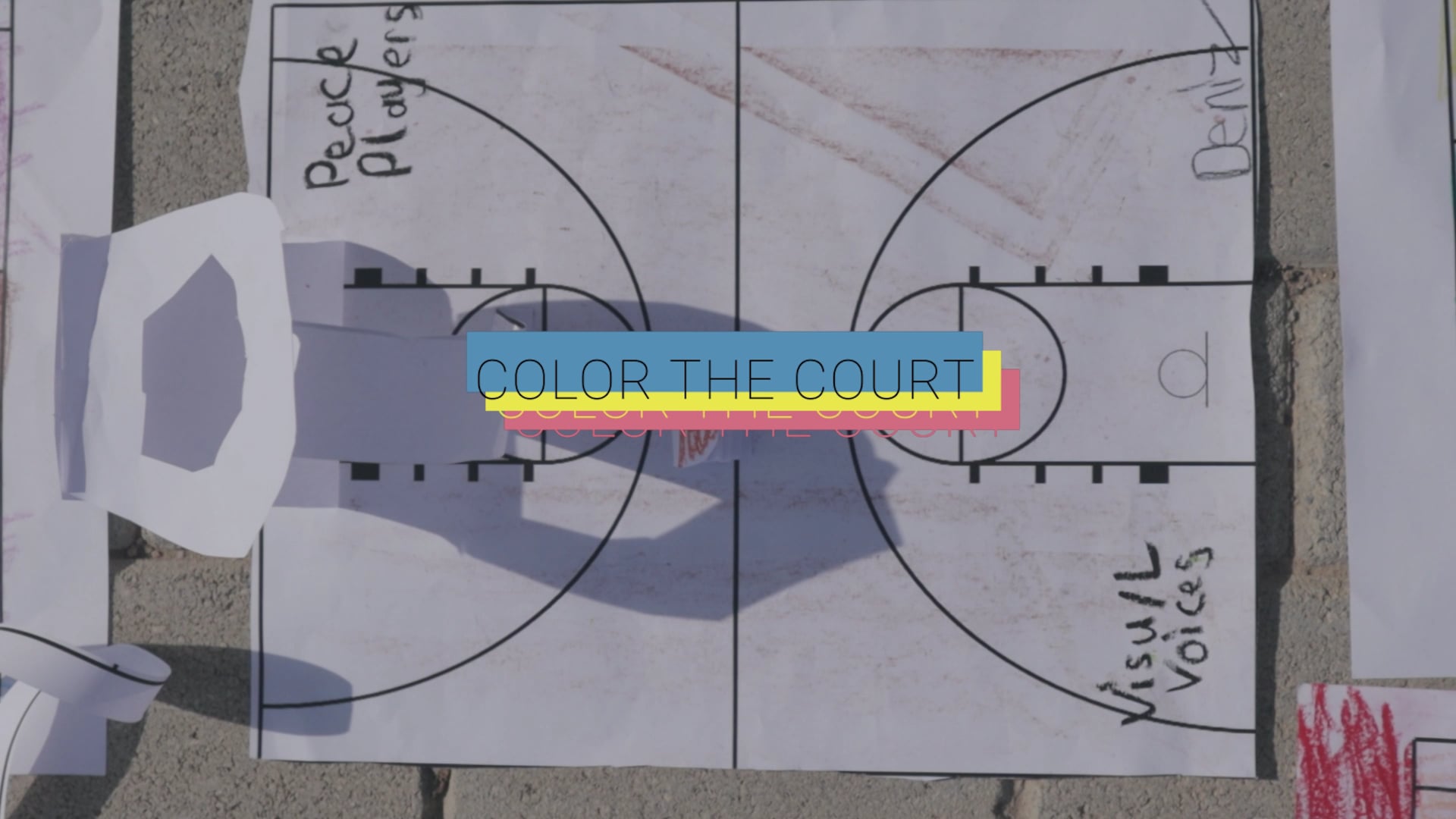 COLOR THE COURT - Visual Voices & Peaceplayers on Vimeo