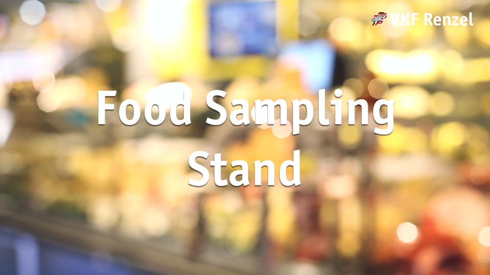 Food Sampling Stand | VKF Renzel BV