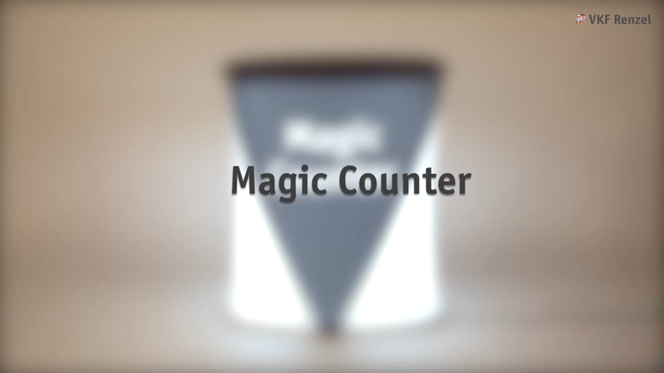 Сгъваем LED промо щанд "Magic Counter"