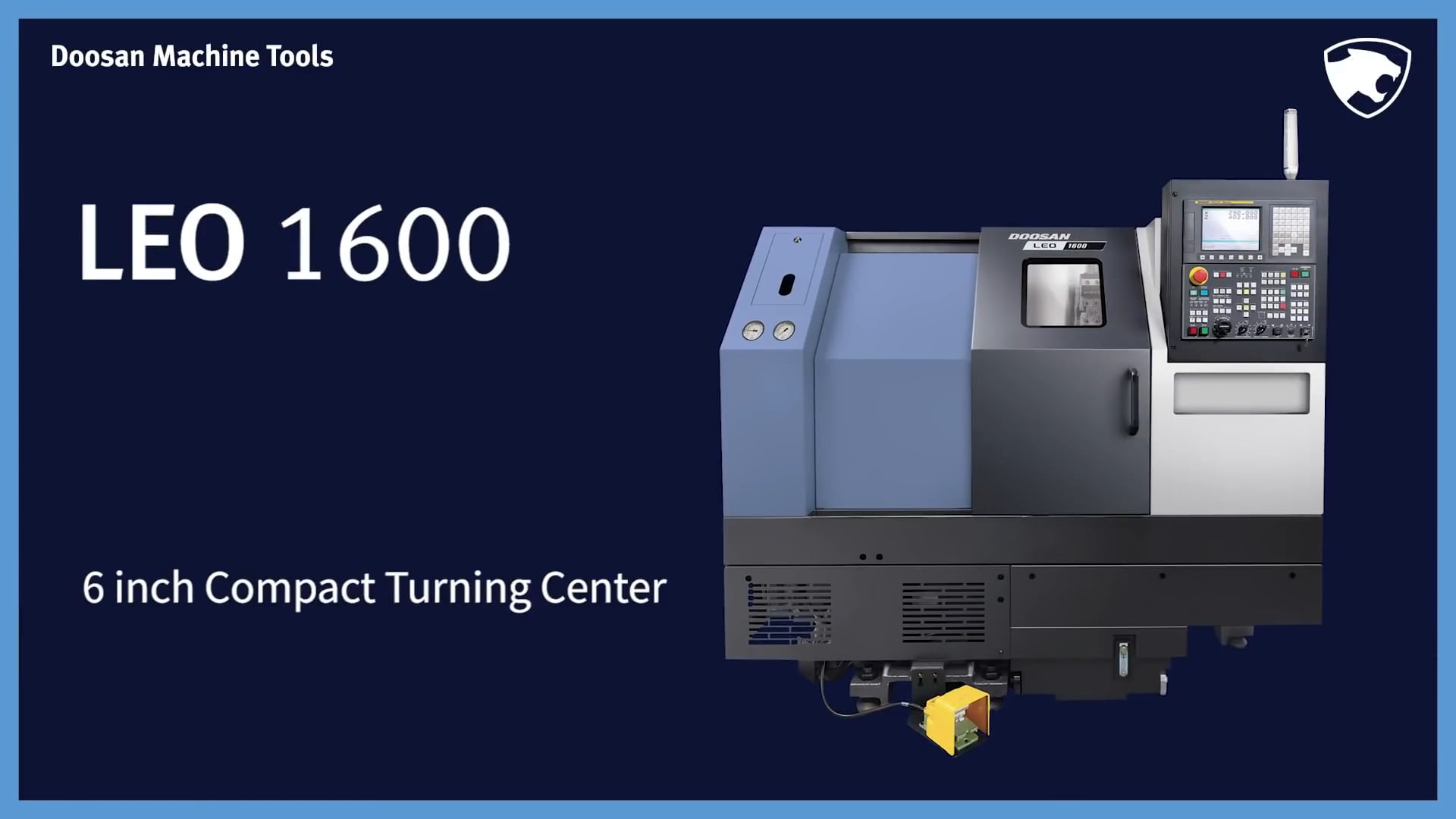 Doosan LEO 1600 Compact Lathe on Vimeo
