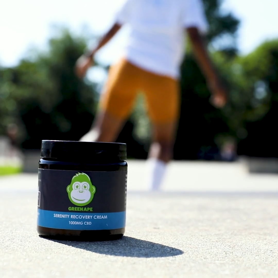 Introducing Green Ape CBD Serenity Recovery Cream on Vimeo