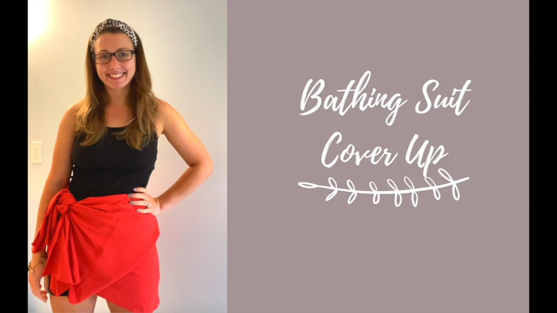 Bathing Suit Cover Up How to Tie MWS on Vimeo