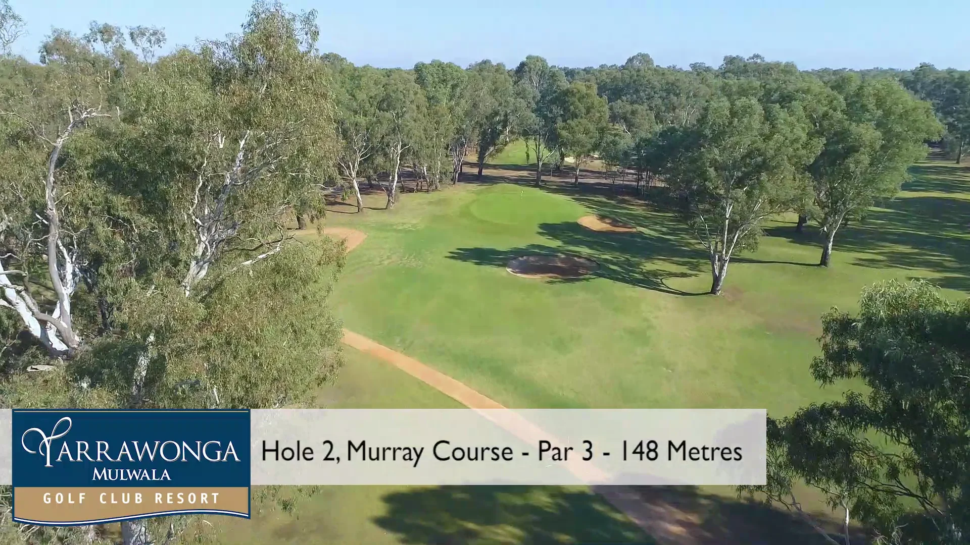 Yarrawonga-Mulwala-Golf-Club-Resort-Murray-Course-2nd-Hole-Flyover on Vimeo