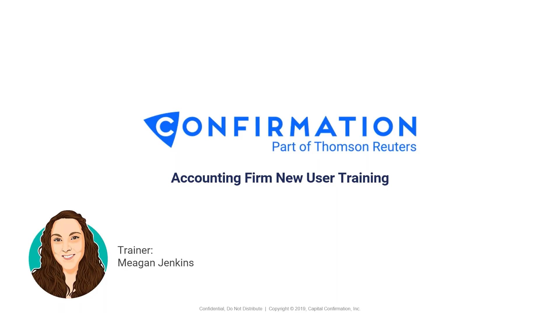 Confirmation New User Training Webinar on Vimeo