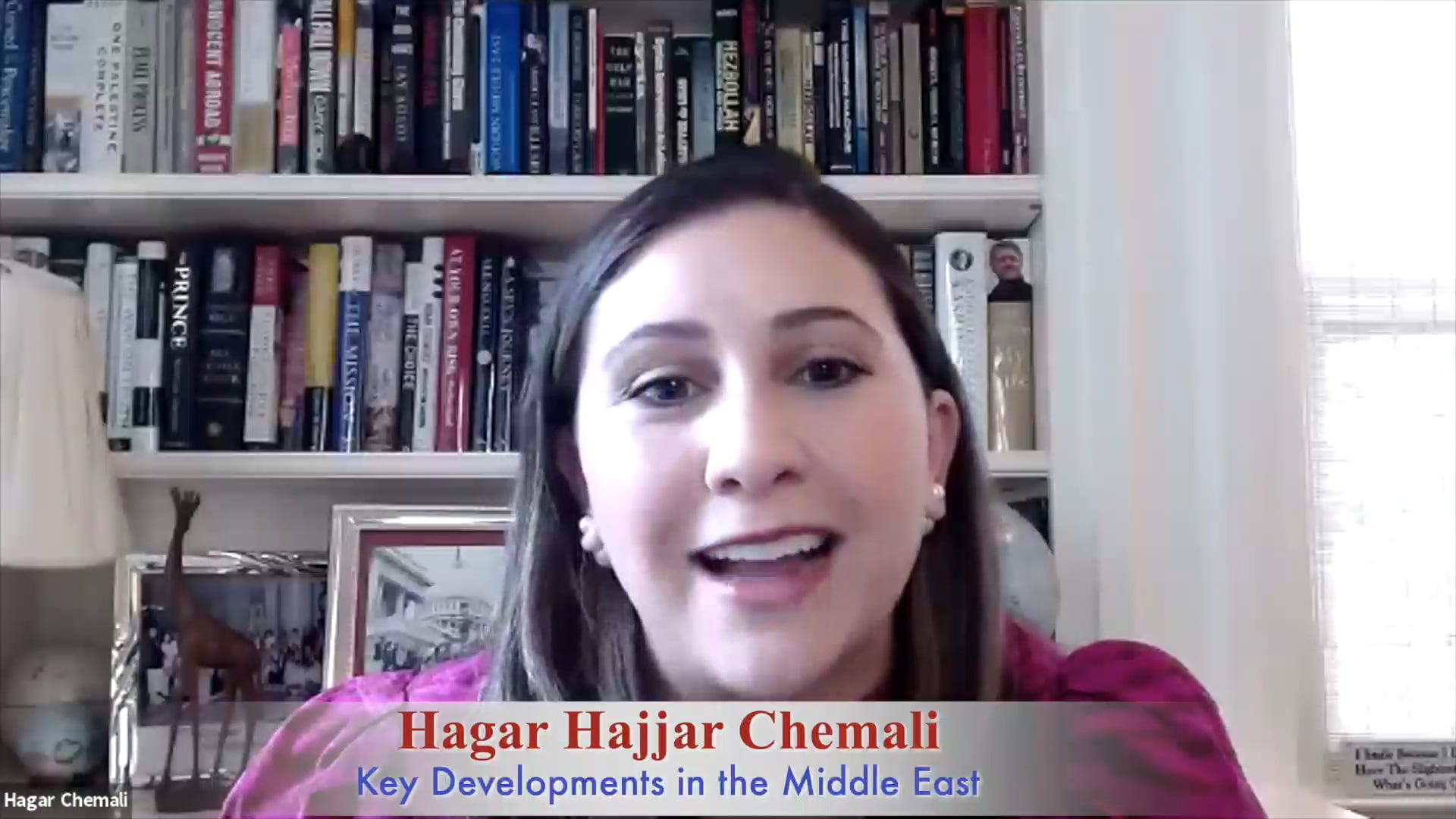 Hagar Chemali, The Middle East: Key Developments on Vimeo
