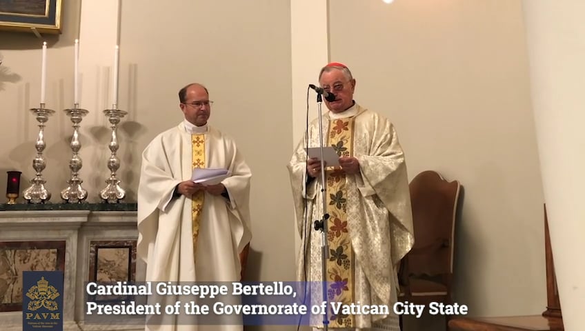 Cardinal Bertello - Address to the Patrons of the Arts in the Vatican ...