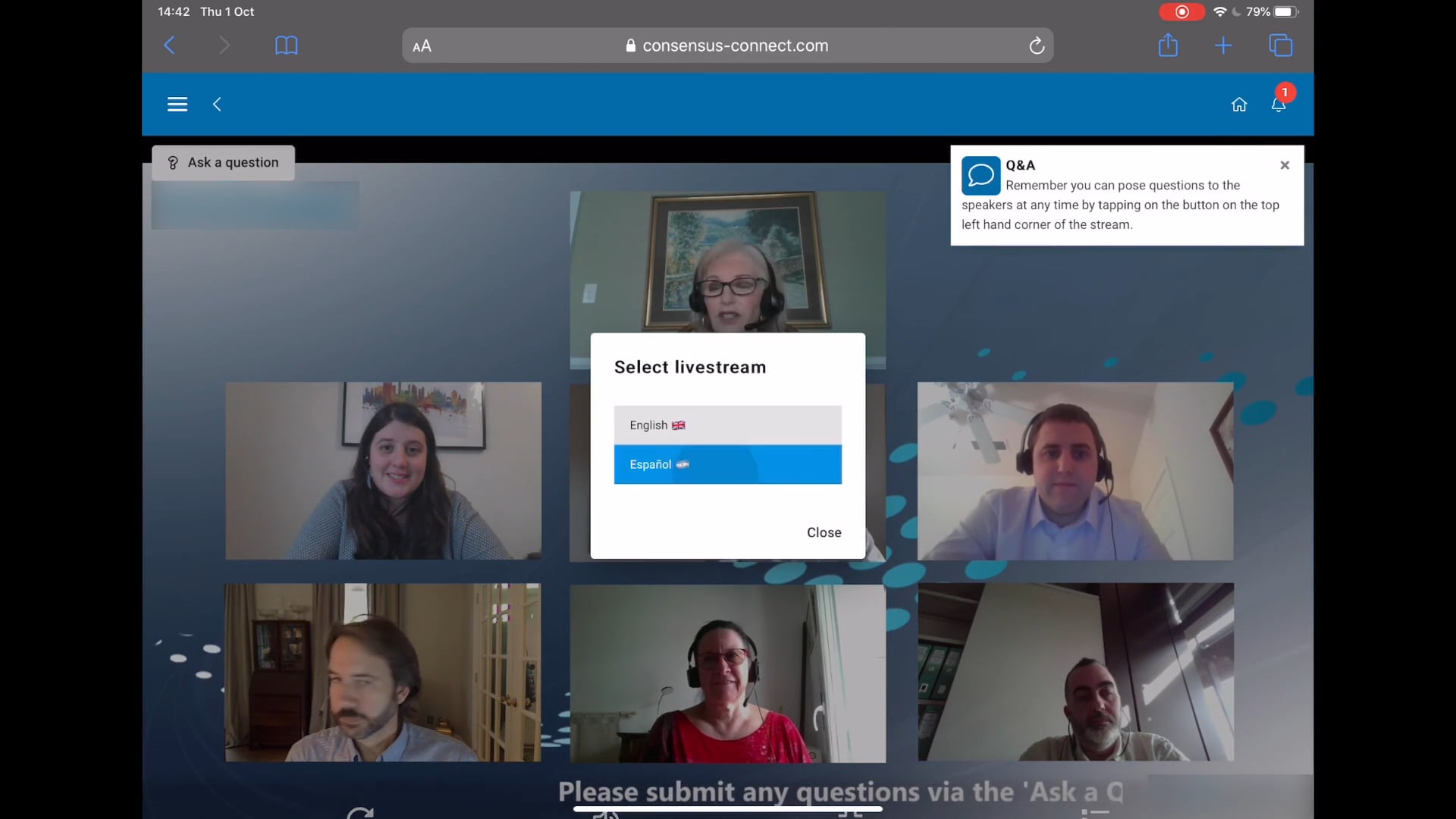 Simultaneous streams / Translation demo (English & Spanish) on Vimeo