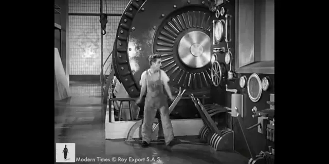 Charlie Chaplin - Factory Scene - Modern Times (1936)