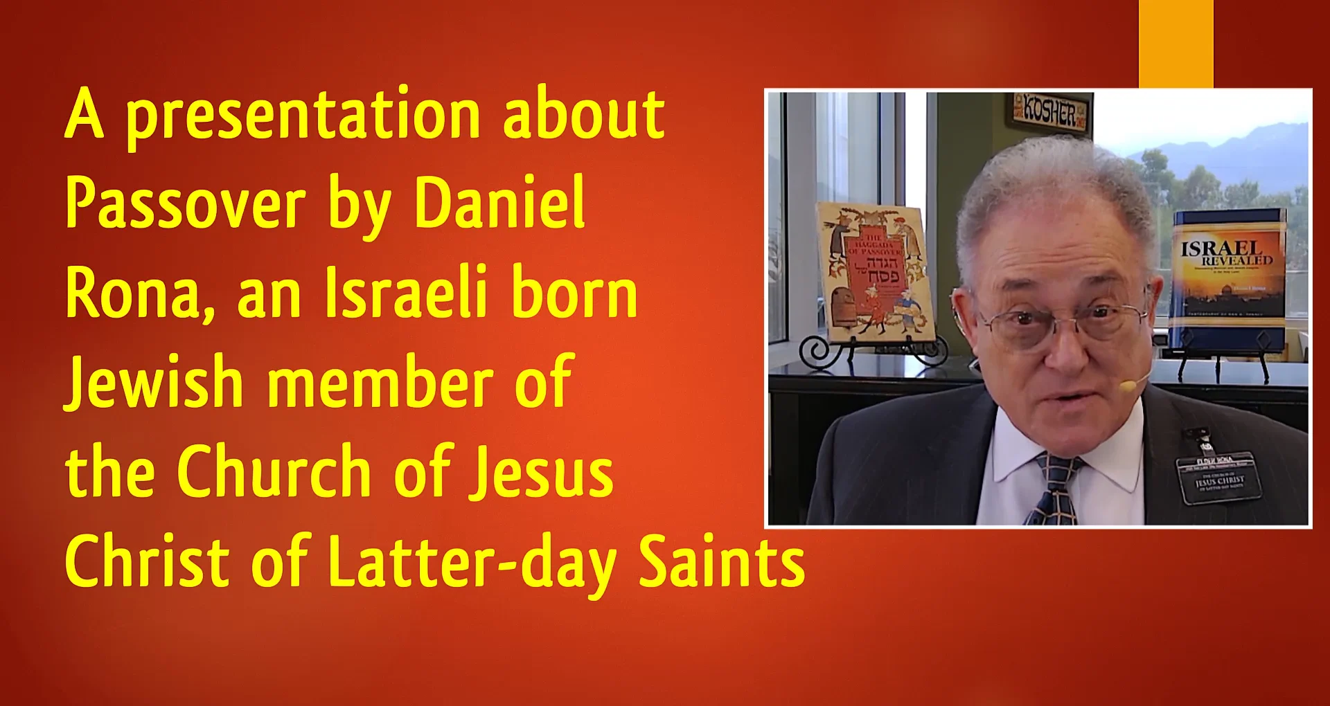 Passover Seder (Daniel Introduces Himself) on Vimeo