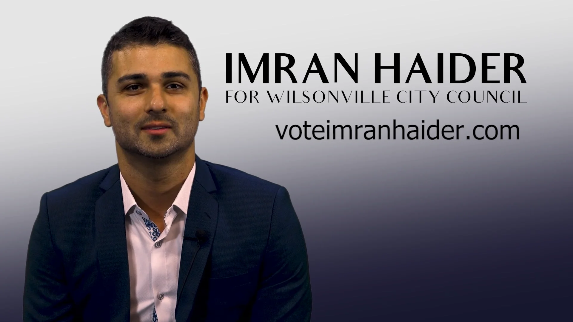 WFMC Staff Projects - Imran Haider, Wilsonville City Council Candidate ...