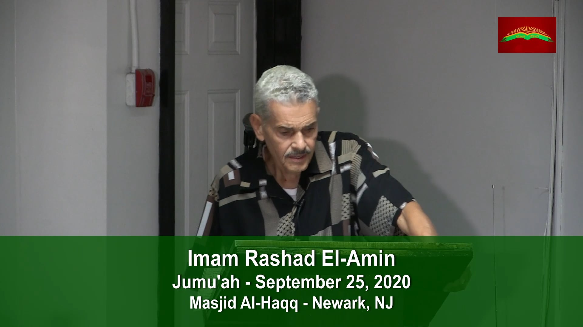 Imam Rashad El-Amin - September 25, 2020 on Vimeo