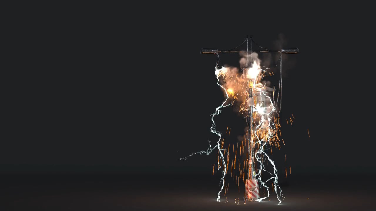 Electrical Explosion - Houdini on Vimeo