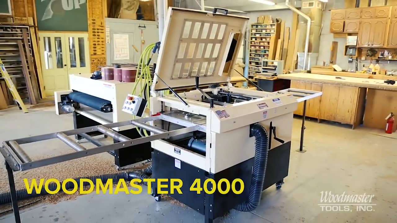 Woodmaster 4 Side Molder Planer See the NEW Made in the USA WM4000 in ...