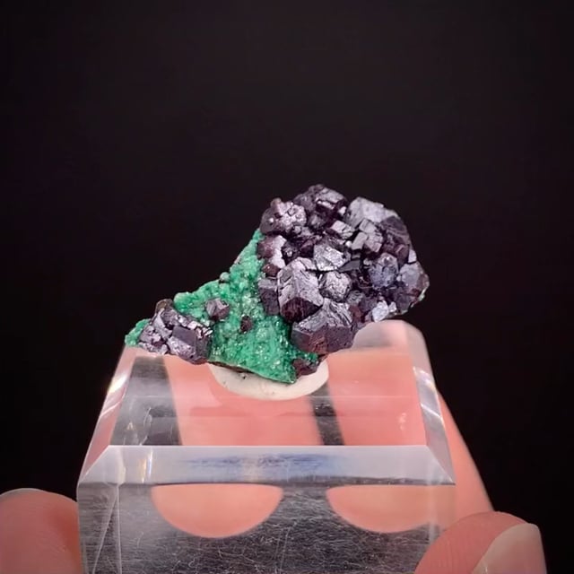 Cuprite with Calcite | Tsumeb Mine, Tsumeb, Oshikoto Region, Namibia