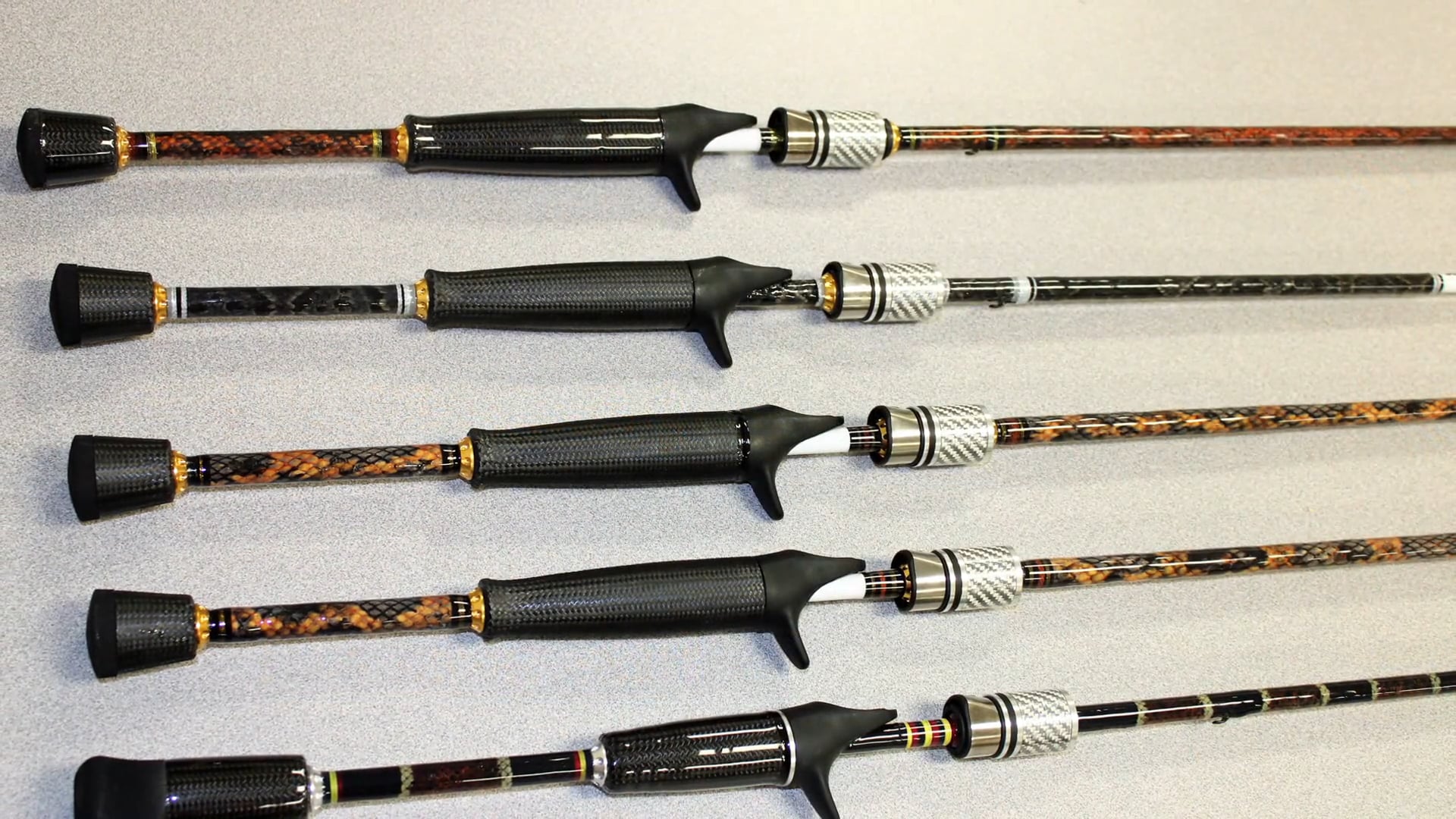 5 Inshore Rod Set of Snake Skin Rods on Vimeo
