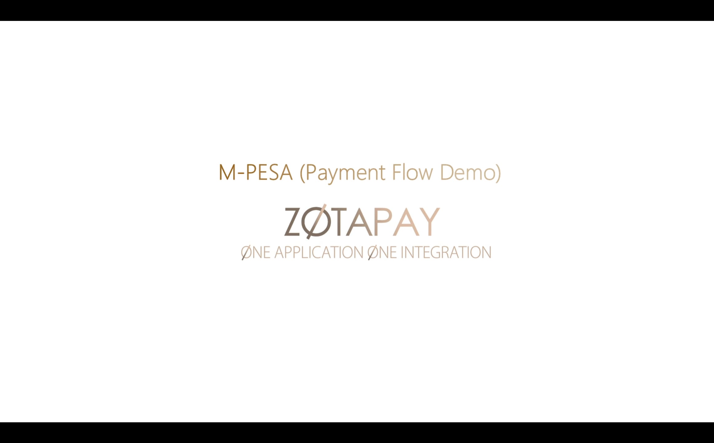 M-Pesa (Payment flow Demo) on Vimeo