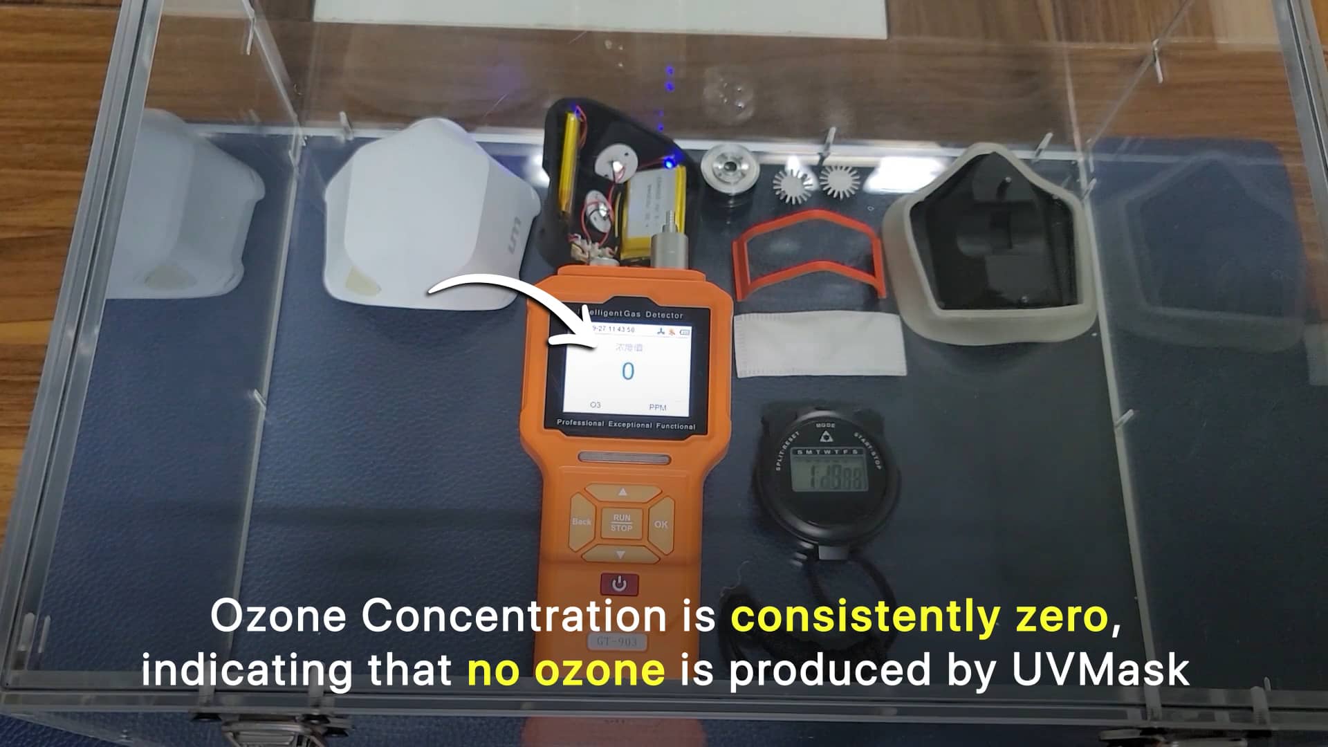 UVMask Ozone Safety Test on Vimeo
