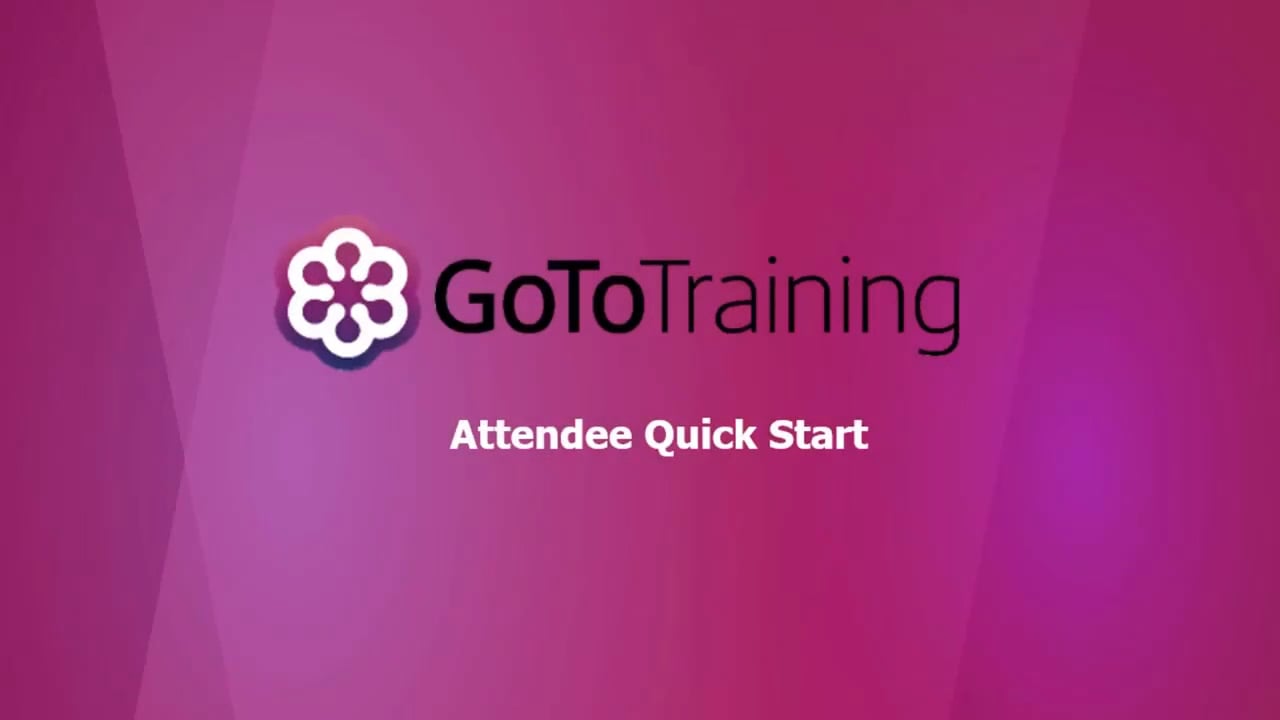 GotoTraining Quick Start on Vimeo