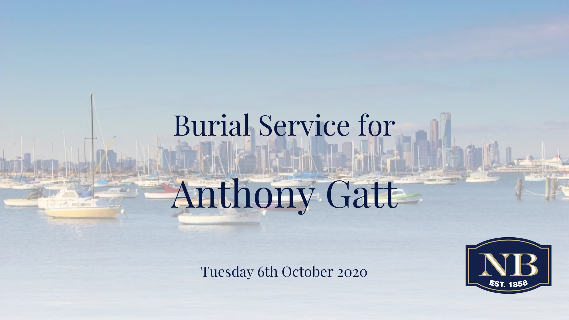 Anthony Gatt Burial Service on Vimeo