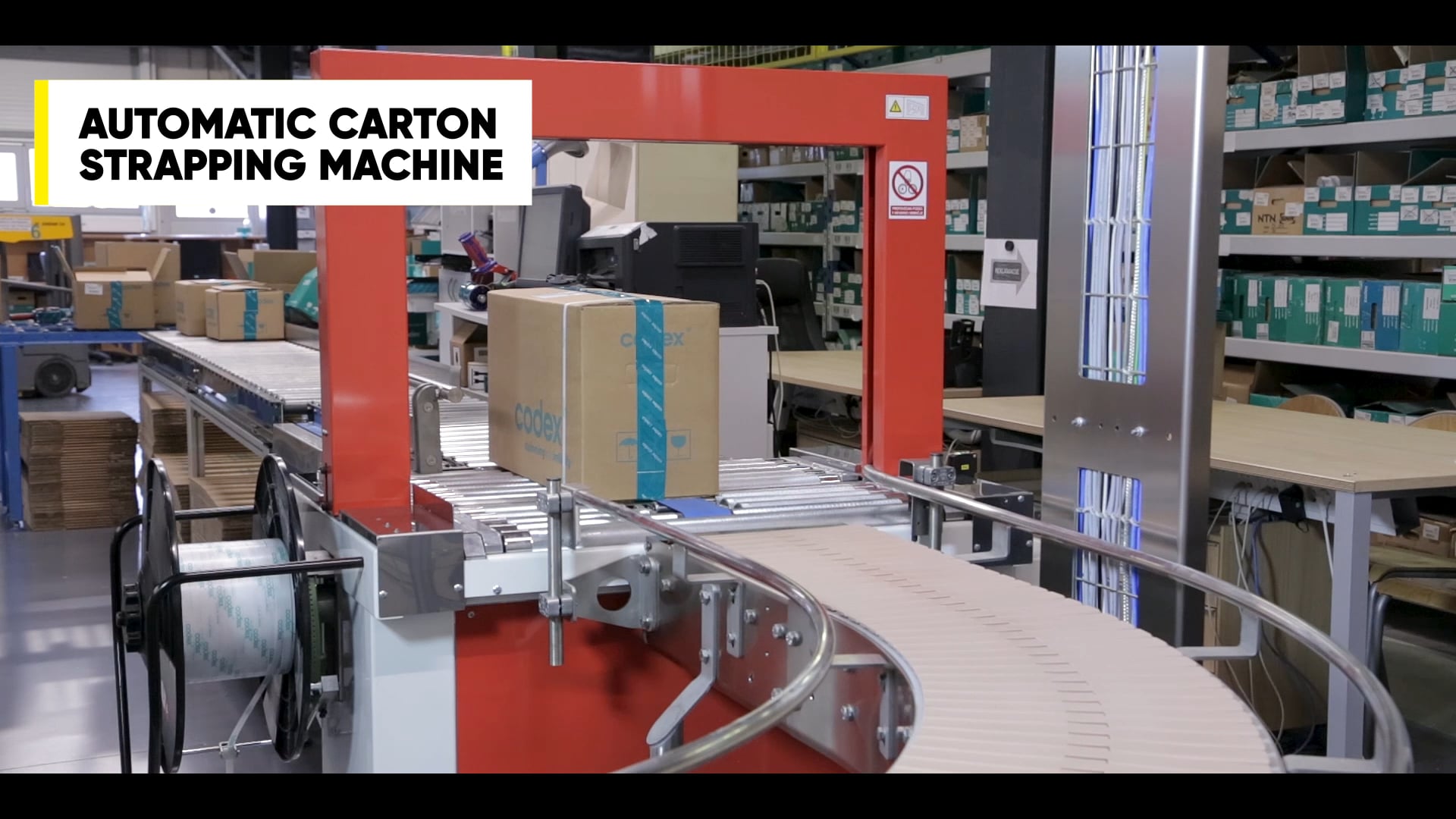 Ergonomic packaging line on Vimeo