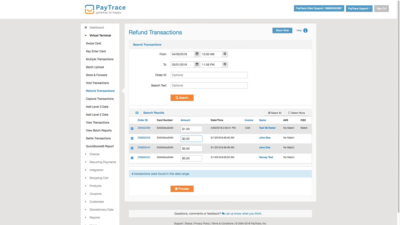 PayTrace - Void a Transaction on Vimeo