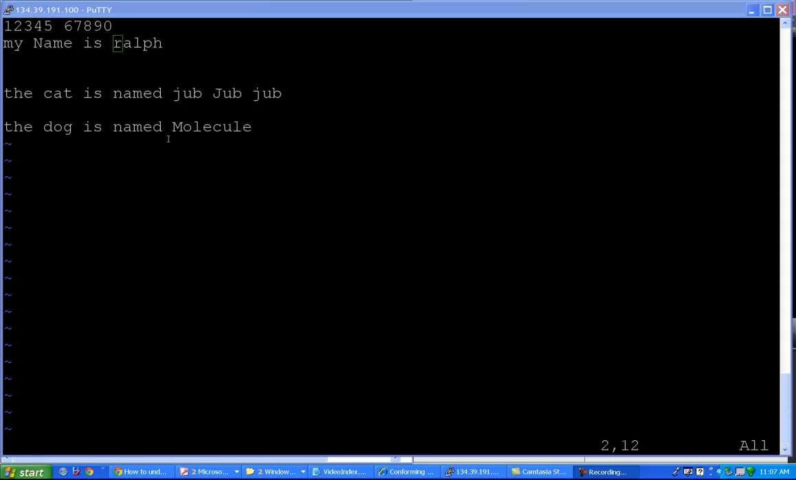 Linux Command Line – vi: repeat, undo, and redo on Vimeo