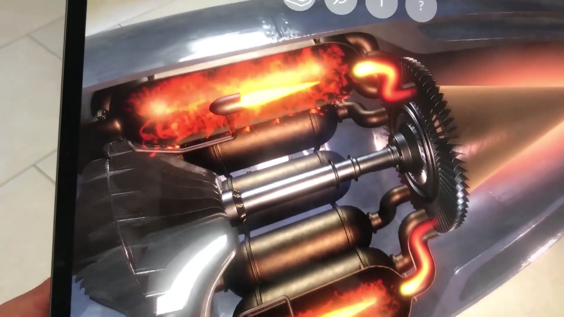 Augmented reality Jet Engine STEM on Vimeo